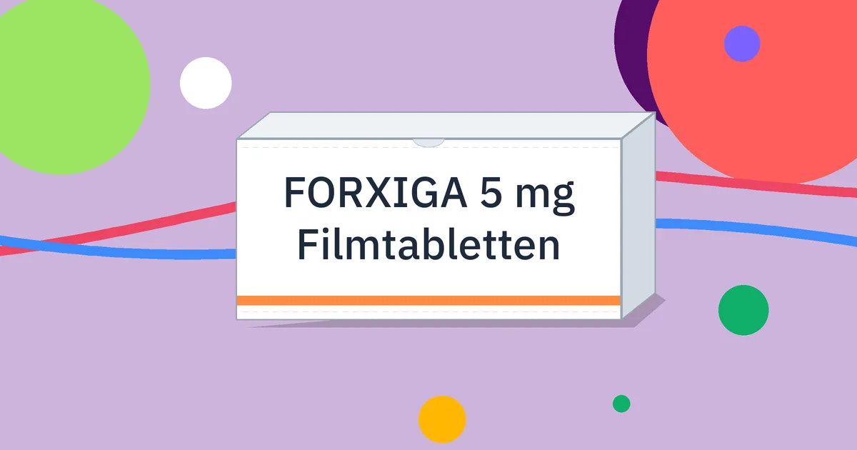 Symbolbild: Packung mit der Aufschrift FORXIGA 5 mg Filmtabletten (PZN 18136148) – Verfügbarkeit und Bezug in Apotheken in Frankfurt am Main