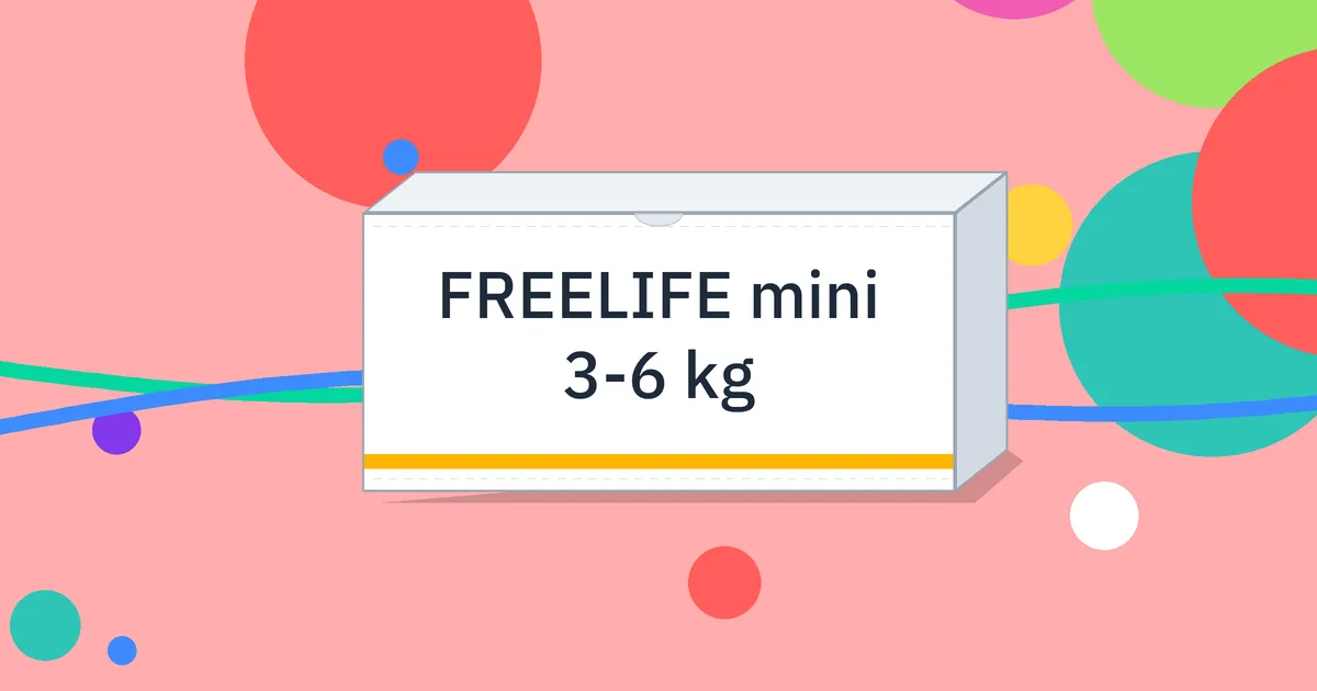 Symbolbild: Packung mit der Aufschrift FREELIFE mini 3-6 kg (PZN 16734129) – Verfügbarkeit und Bezug in Apotheken in Frankfurt am Main