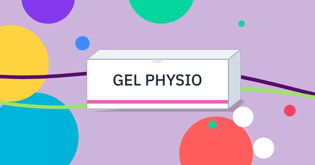 Symbolbild: Packung mit der Aufschrift GEL PHYSIO (PZN 18027502) – Verfügbarkeit und Bezug in Apotheken in Frankfurt am Main