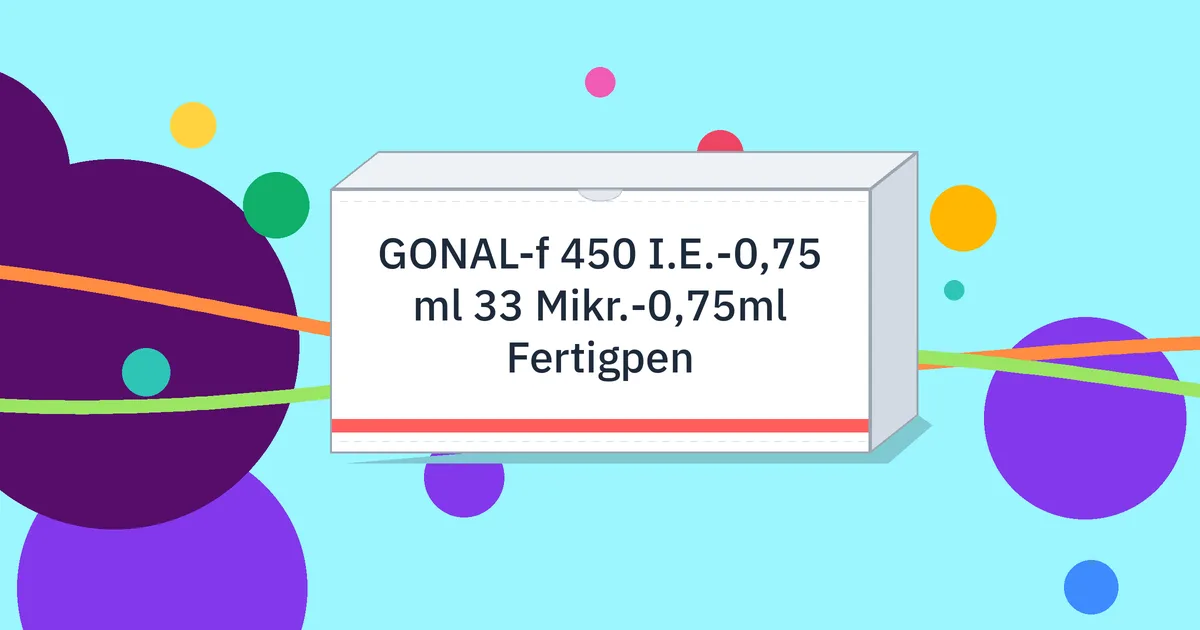 Symbolbild: Packung mit der Aufschrift GONAL-f 450 I.E.-0,75 ml 33 Mikr.-0,75ml Fertigpen (PZN 07652622) – Verfügbarkeit und Bezug in Apotheken in Frankfurt am Main