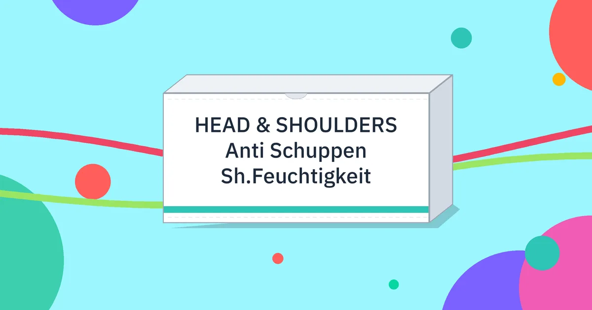 Symbolbild: Packung mit der Aufschrift HEAD & SHOULDERS Anti Schuppen Sh.Feuchtigkeit (PZN 04620969) – Verfügbarkeit und Bezug in Apotheken in Frankfurt am Main