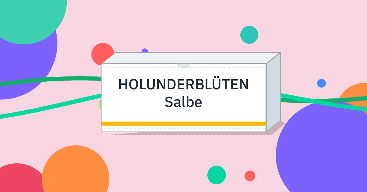 Symbolbild: Packung mit der Aufschrift HOLUNDERBLÜTEN Salbe (PZN 18091546) – Verfügbarkeit und Bezug in Apotheken in Frankfurt am Main