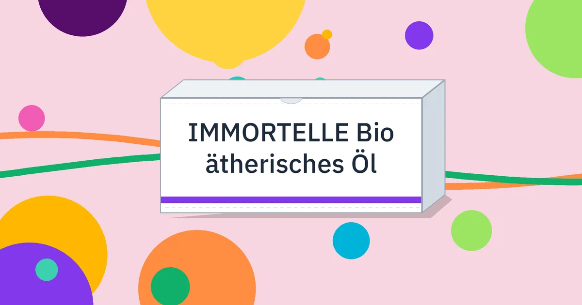 Symbolbild: Packung mit der Aufschrift IMMORTELLE Bio ätherisches Öl (PZN 19479324) – Verfügbarkeit und Bezug in Apotheken in Frankfurt am Main