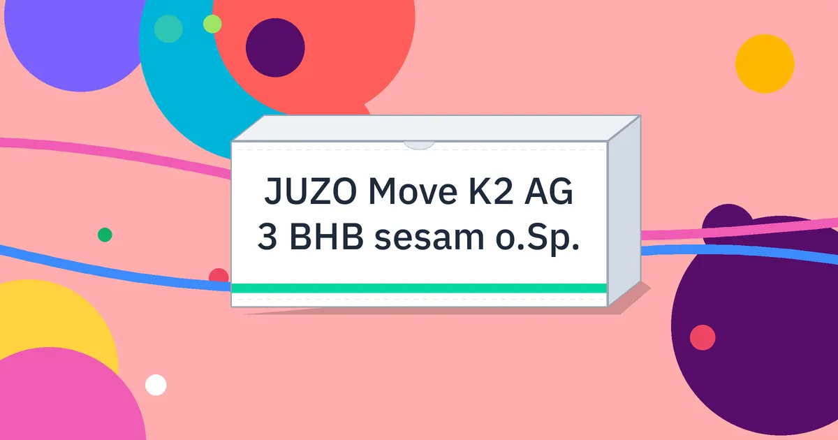 Symbolbild: Packung mit der Aufschrift JUZO Move K2 AG 3 BHB sesam o.Sp. (PZN 18526228) – Verfügbarkeit und Bezug in Apotheken in Frankfurt am Main