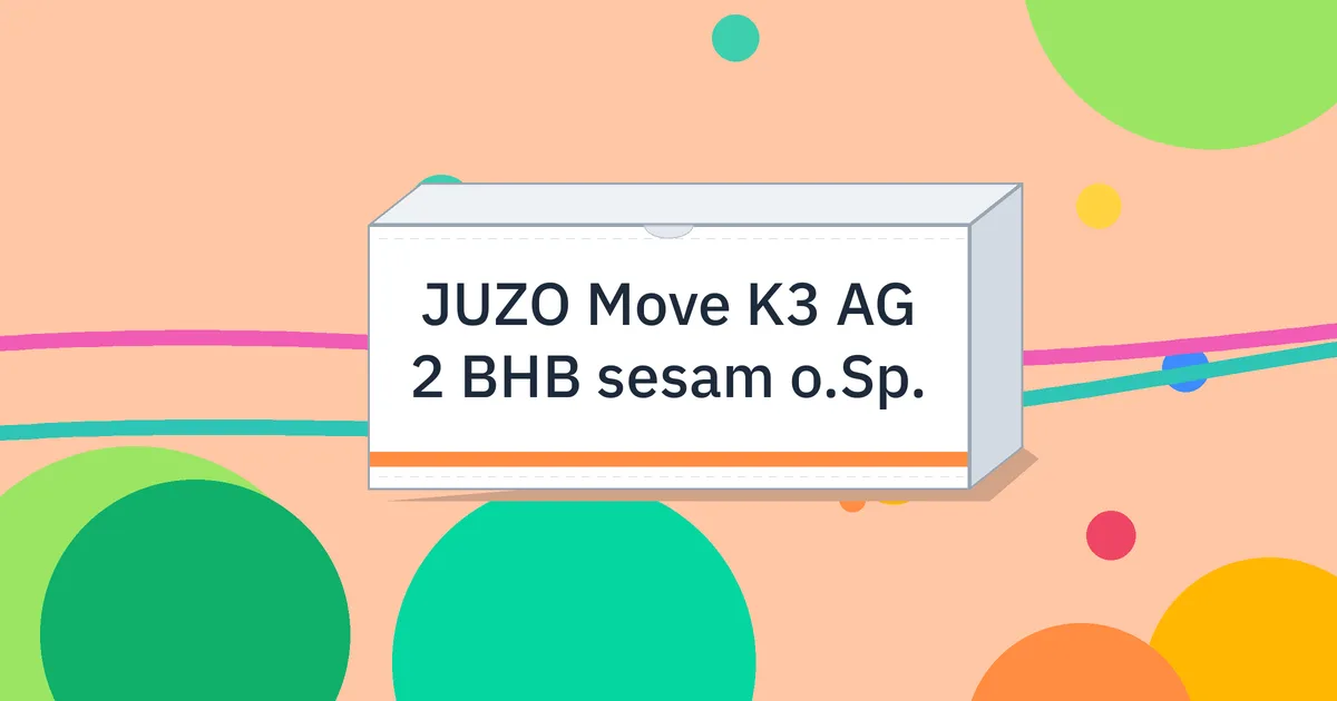 Symbolbild: Packung mit der Aufschrift JUZO Move K3 AG 2 BHB sesam o.Sp. (PZN 18577668) – Verfügbarkeit und Bezug in Apotheken in Frankfurt am Main