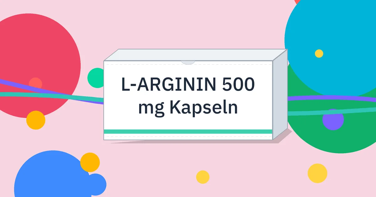 Symbolbild: Packung mit der Aufschrift L-ARGININ 500 mg Kapseln (PZN 17965428) – Verfügbarkeit und Bezug in Apotheken in Frankfurt am Main