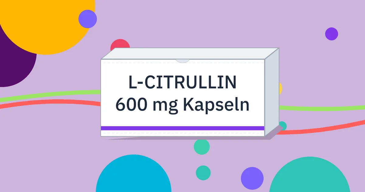 Symbolbild: Packung mit der Aufschrift L-CITRULLIN 600 mg Kapseln (PZN 11609201) – Verfügbarkeit und Bezug in Apotheken in Frankfurt am Main