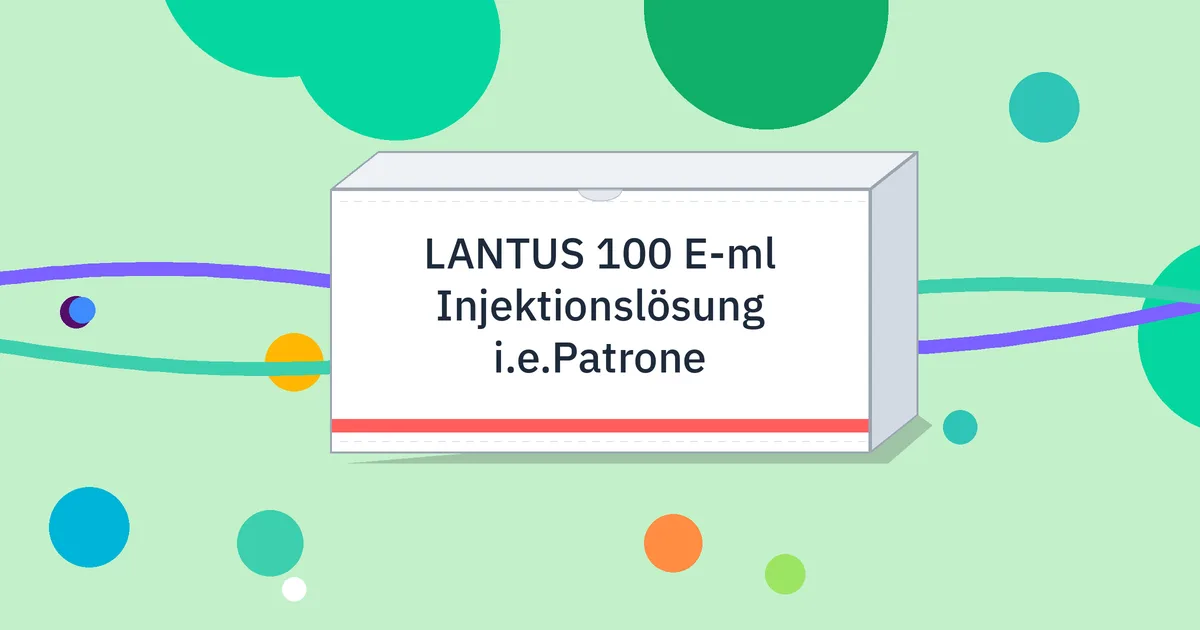 Symbolbild: Packung mit der Aufschrift LANTUS 100 E-ml Injektionslösung i.e.Patrone (PZN 05387771) – Verfügbarkeit und Bezug in Apotheken in Frankfurt am Main