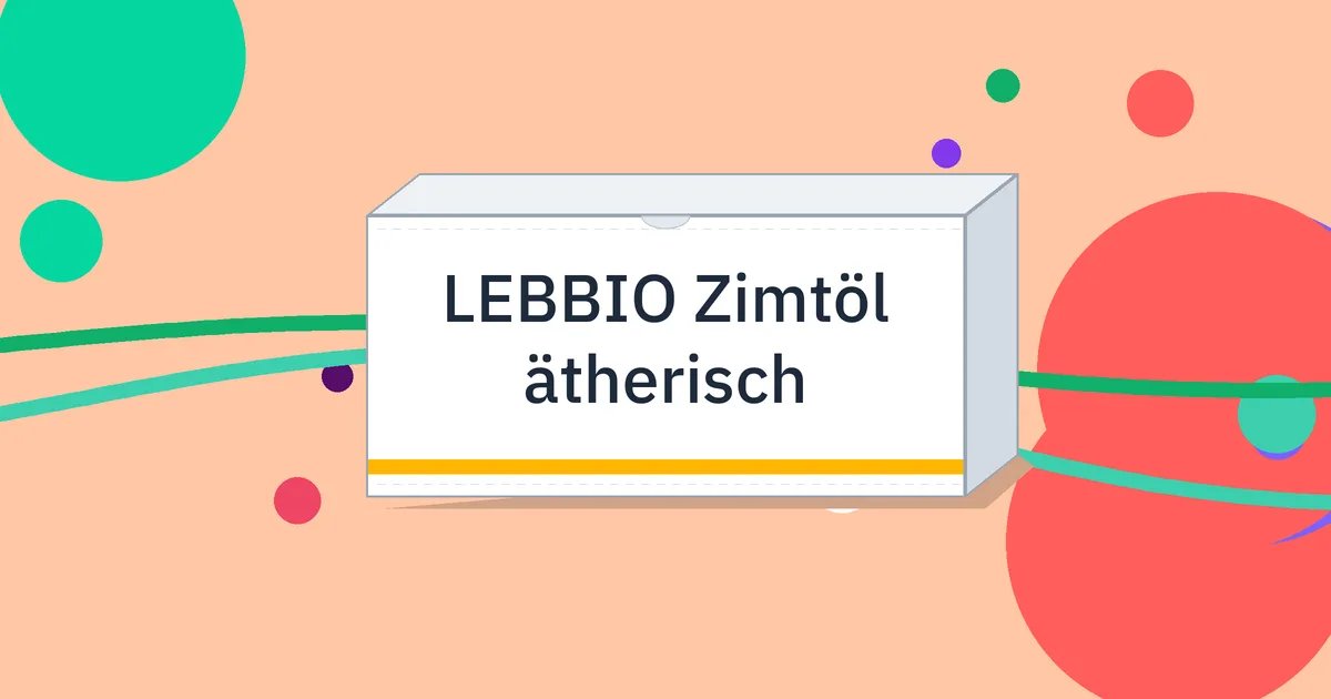 Symbolbild: Packung mit der Aufschrift LEBBIO Zimtöl ätherisch (PZN 19408471) – Verfügbarkeit und Bezug in Apotheken in Frankfurt am Main