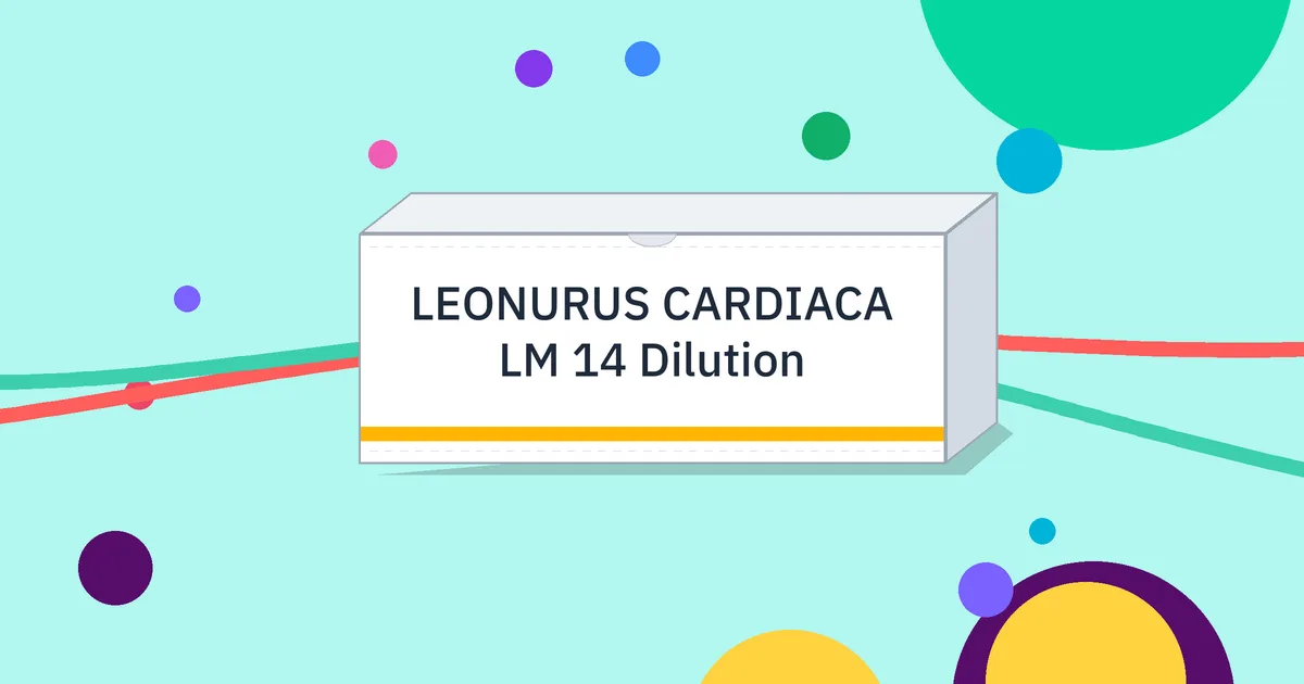 Symbolbild: Packung mit der Aufschrift LEONURUS CARDIACA LM 14 Dilution (PZN 13525939) – Verfügbarkeit und Bezug in Apotheken in Frankfurt am Main