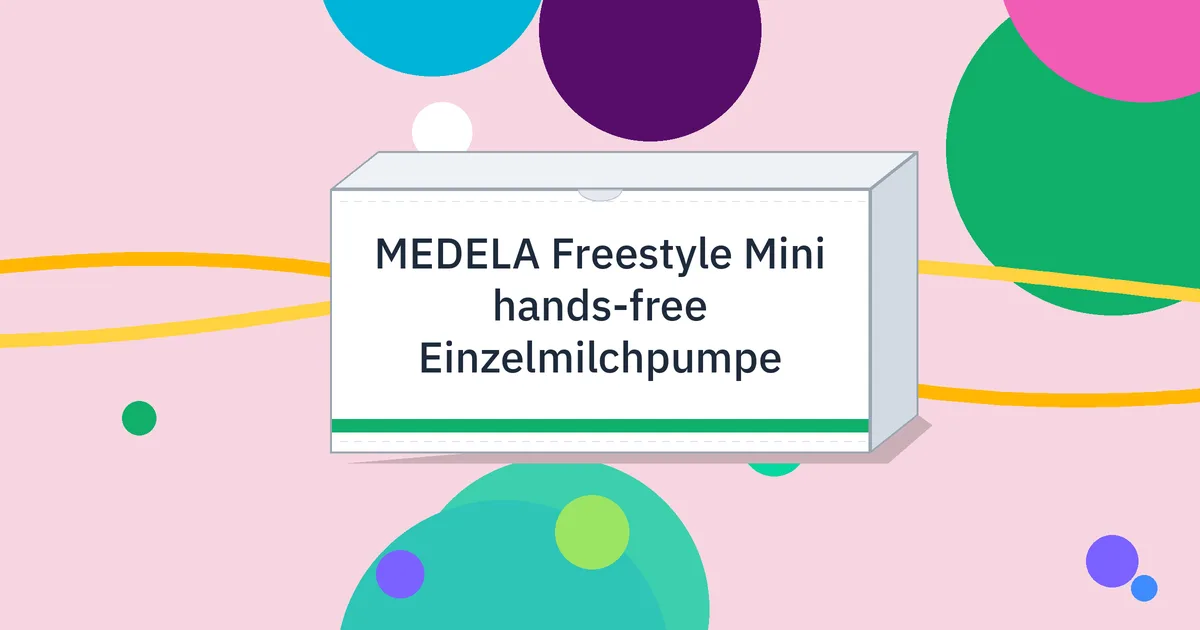 Symbolbild: Packung mit der Aufschrift MEDELA Freestyle Mini hands-free Einzelmilchpumpe (PZN 20576268) – Verfügbarkeit und Bezug in Apotheken in Frankfurt am Main