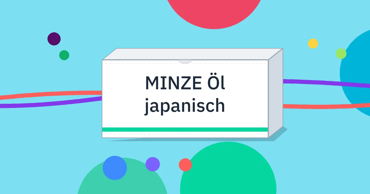 Symbolbild: Packung mit der Aufschrift MINZE Öl japanisch (PZN 02711745) – Verfügbarkeit und Bezug in Apotheken in Frankfurt am Main