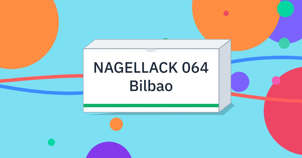 Symbolbild: Packung mit der Aufschrift NAGELLACK 064 Bilbao (PZN 10949739) – Verfügbarkeit und Bezug in Apotheken in Frankfurt am Main