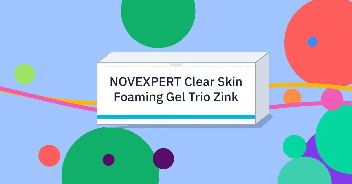 Symbolbild: Packung mit der Aufschrift NOVEXPERT Clear Skin Foaming Gel Trio Zink (PZN 19147504) – Verfügbarkeit und Bezug in Apotheken in Frankfurt am Main
