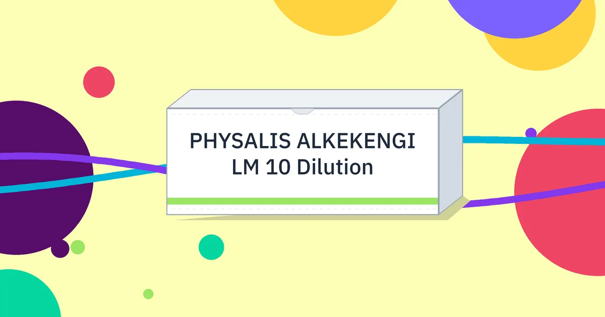 Symbolbild: Packung mit der Aufschrift PHYSALIS ALKEKENGI LM 10 Dilution (PZN 13639689) – Verfügbarkeit und Bezug in Apotheken in Frankfurt am Main
