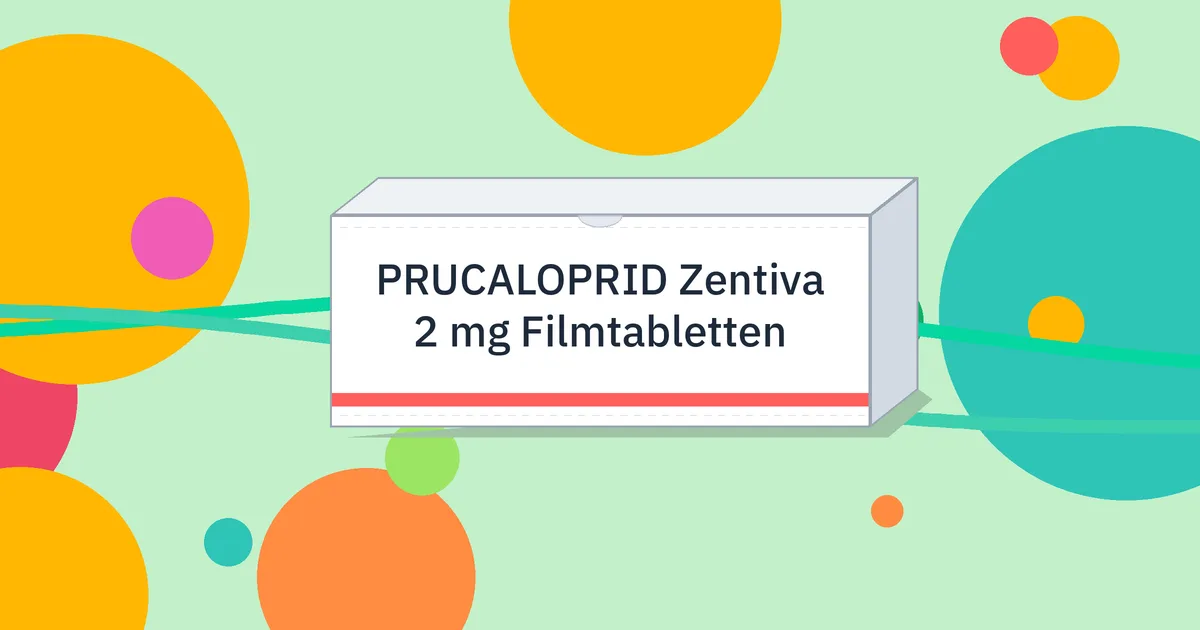 Symbolbild: Packung mit der Aufschrift PRUCALOPRID Zentiva 2 mg Filmtabletten (PZN 16942460) – Verfügbarkeit und Bezug in Apotheken in Frankfurt am Main