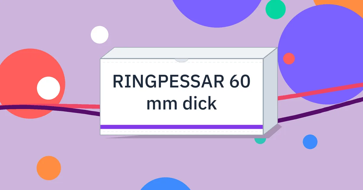 Symbolbild: Packung mit der Aufschrift RINGPESSAR 60 mm dick (PZN 07278336) – Verfügbarkeit und Bezug in Apotheken in Frankfurt am Main