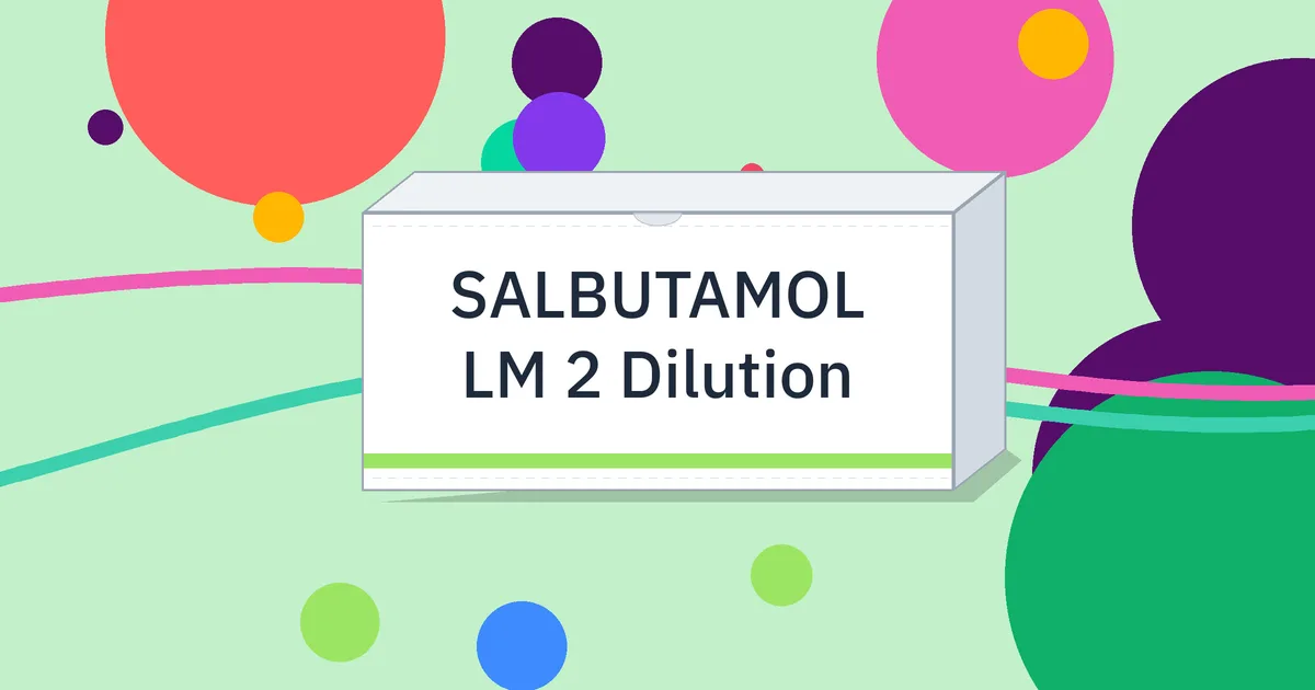 Symbolbild: Packung mit der Aufschrift SALBUTAMOL LM 2 Dilution (PZN 13177042) – Verfügbarkeit und Bezug in Apotheken in Frankfurt am Main