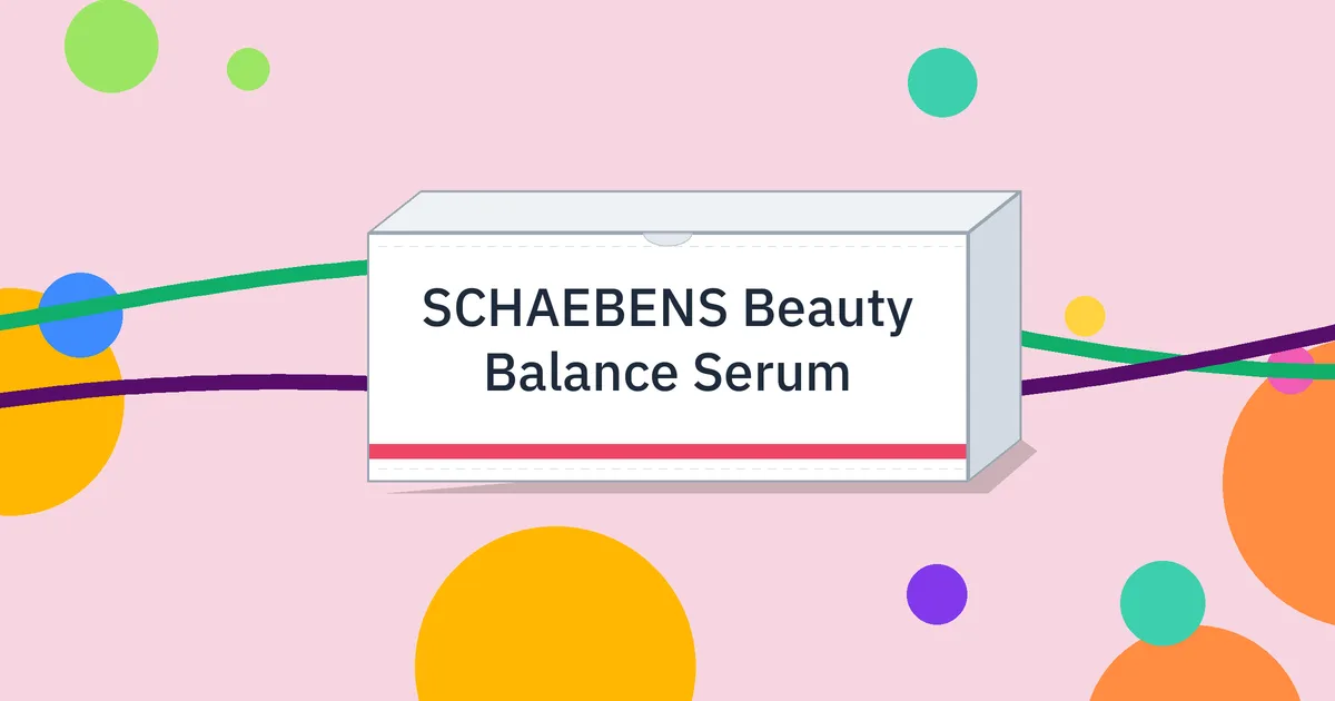 Symbolbild: Packung mit der Aufschrift SCHAEBENS Beauty Balance Serum (PZN 19972823) – Verfügbarkeit und Bezug in Apotheken in Frankfurt am Main