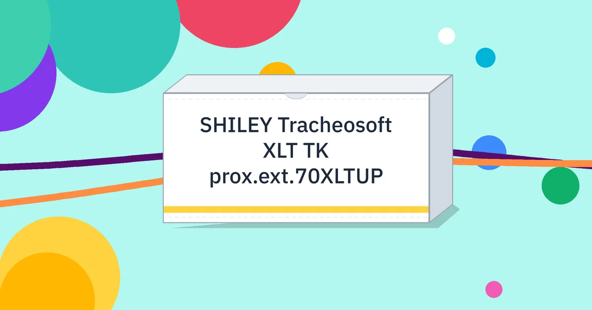 Symbolbild: Packung mit der Aufschrift SHILEY Tracheosoft XLT TK prox.ext.70XLTUP (PZN 04109969) – Verfügbarkeit und Bezug in Apotheken in Frankfurt am Main