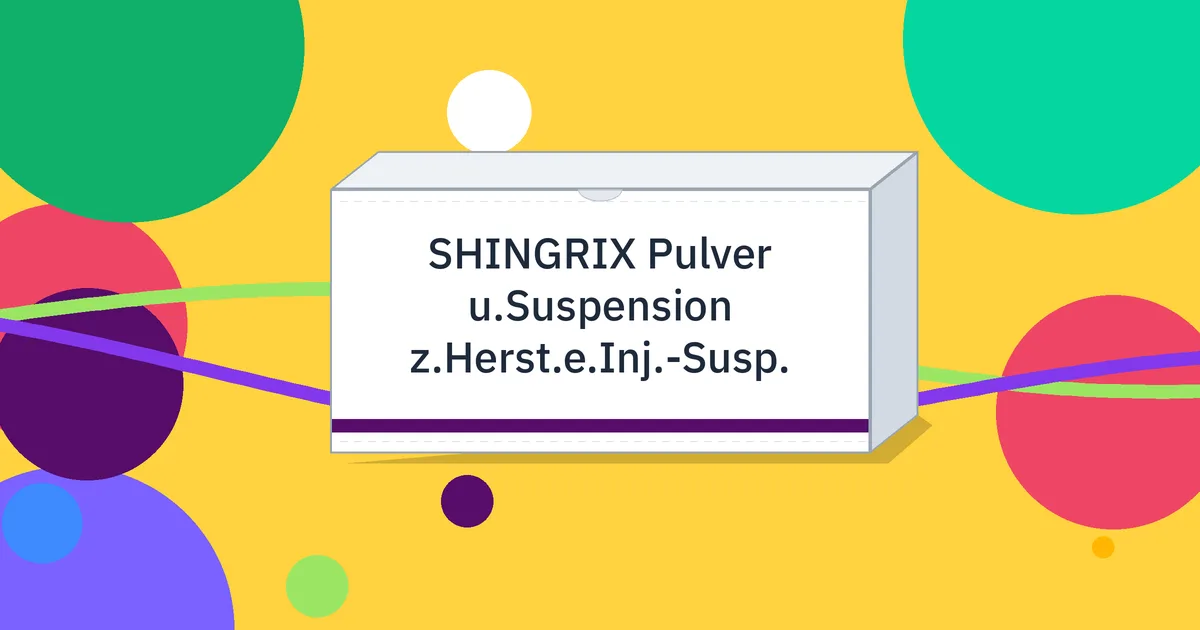 Symbolbild: Packung mit der Aufschrift SHINGRIX Pulver u.Suspension z.Herst.e.Inj.-Susp. (PZN 18810343) – Verfügbarkeit und Bezug in Apotheken in Frankfurt am Main