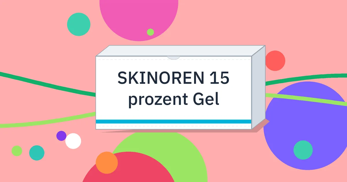 Symbolbild: Packung mit der Aufschrift SKINOREN 15 prozent Gel (PZN 04100371) – Verfügbarkeit und Bezug in Apotheken in Frankfurt am Main