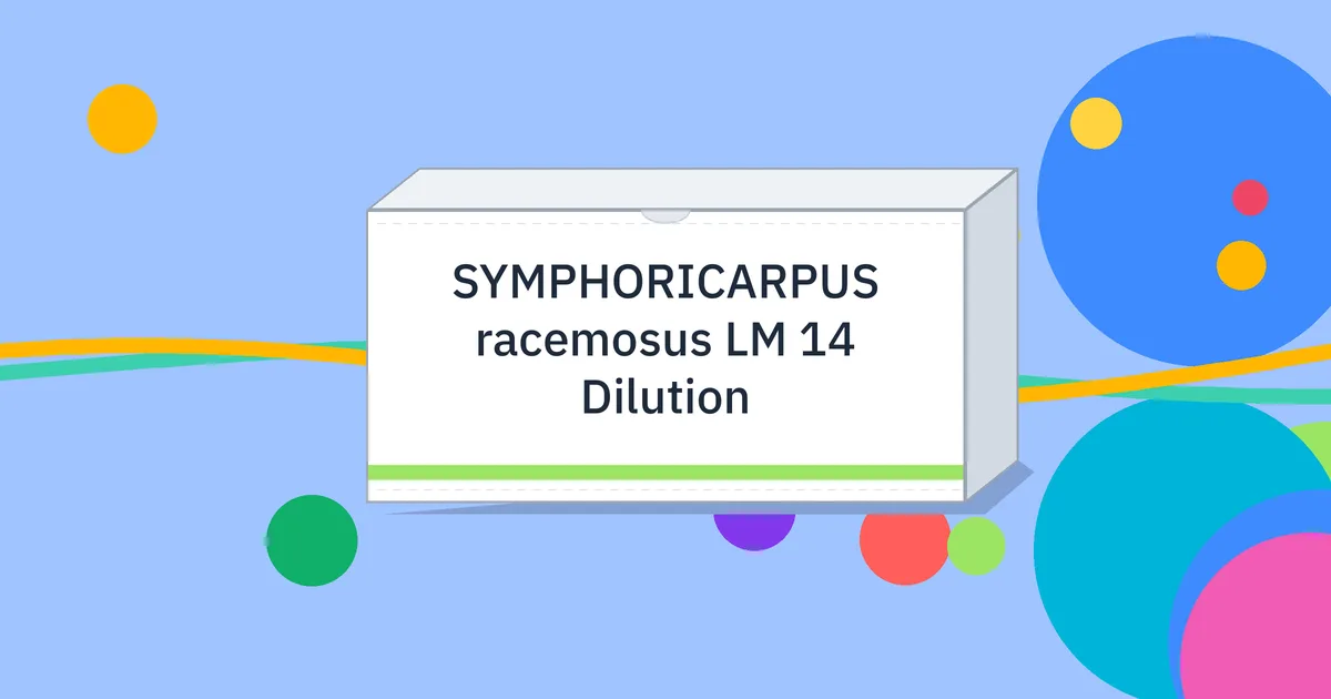 Symbolbild: Packung mit der Aufschrift SYMPHORICARPUS racemosus LM 14 Dilution (PZN 13211276) – Verfügbarkeit und Bezug in Apotheken in Frankfurt am Main
