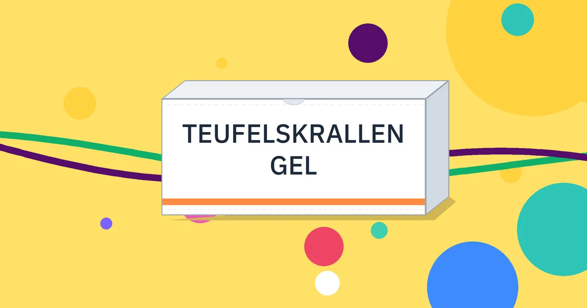 Symbolbild: Packung mit der Aufschrift TEUFELSKRALLEN GEL (PZN 11349579) – Verfügbarkeit und Bezug in Apotheken in Frankfurt am Main
