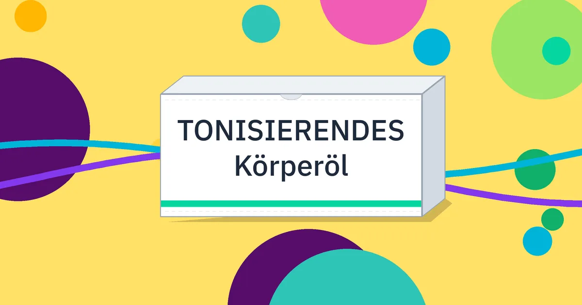 Symbolbild: Packung mit der Aufschrift TONISIERENDES Körperöl (PZN 17950970) – Verfügbarkeit und Bezug in Apotheken in Frankfurt am Main