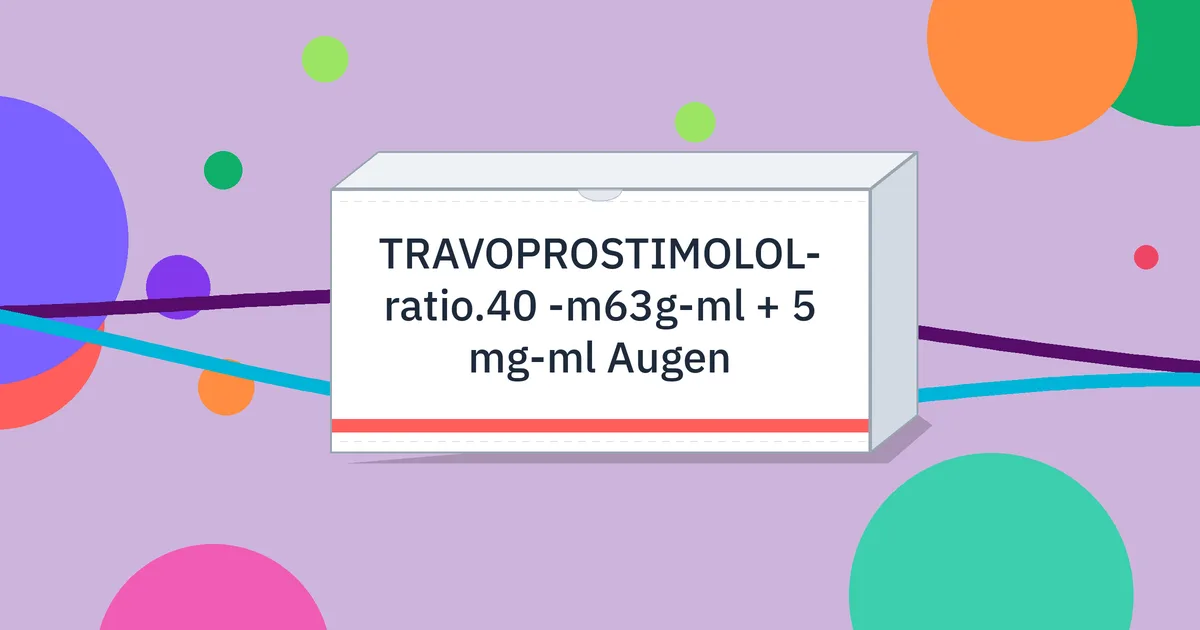 Symbolbild: Packung mit der Aufschrift TRAVOPROSTIMOLOL-ratio.40 -m63g-ml + 5 mg-ml Augen (PZN 12521572) – Verfügbarkeit und Bezug in Apotheken in Frankfurt am Main