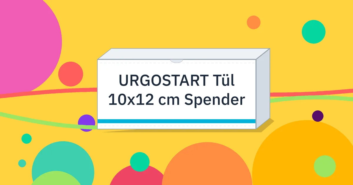 Symbolbild: Packung mit der Aufschrift URGOSTART Tül 10x12 cm Spender (PZN 09722829) – Verfügbarkeit und Bezug in Apotheken in Frankfurt am Main