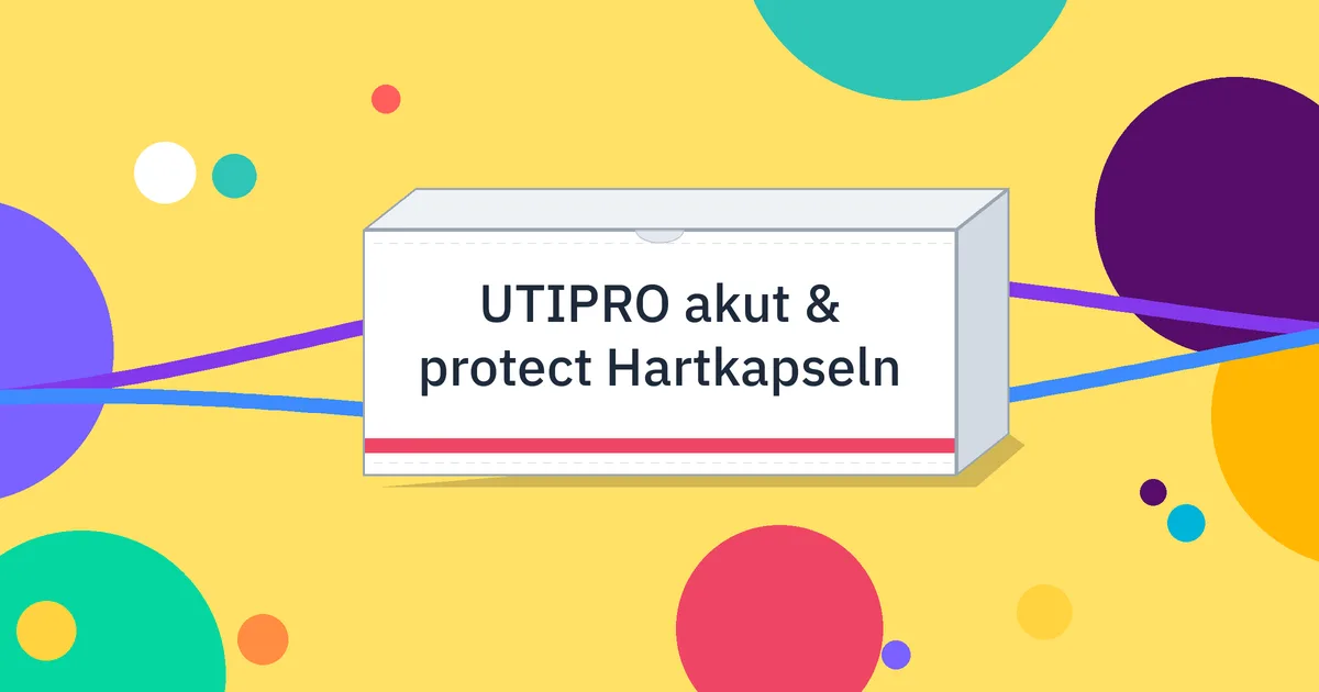 Symbolbild: Packung mit der Aufschrift UTIPRO akut & protect Hartkapseln (PZN 19875215) – Verfügbarkeit und Bezug in Apotheken in Frankfurt am Main