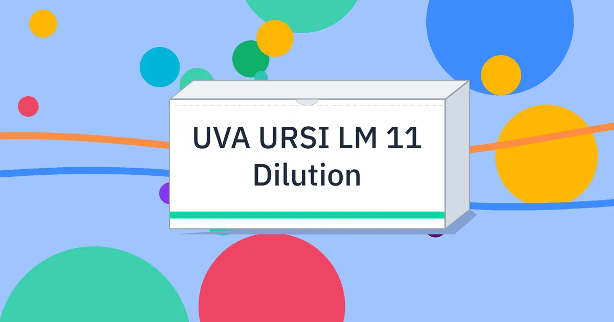 Symbolbild: Packung mit der Aufschrift UVA URSI LM 11 Dilution (PZN 13259024) – Verfügbarkeit und Bezug in Apotheken in Frankfurt am Main