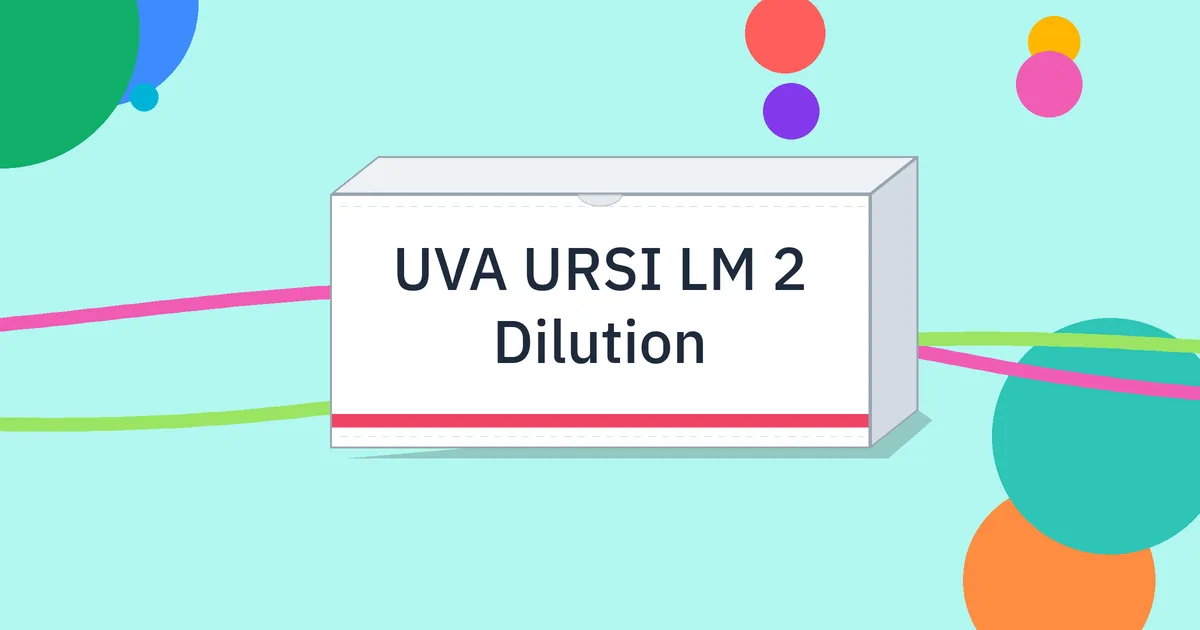 Symbolbild: Packung mit der Aufschrift UVA URSI LM 2 Dilution (PZN 13258912) – Verfügbarkeit und Bezug in Apotheken in Frankfurt am Main