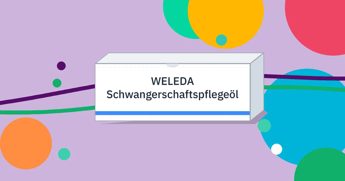 Symbolbild: Packung mit der Aufschrift WELEDA Schwangerschaftspflegeöl (PZN 12564162) – Verfügbarkeit und Bezug in Apotheken in Frankfurt am Main