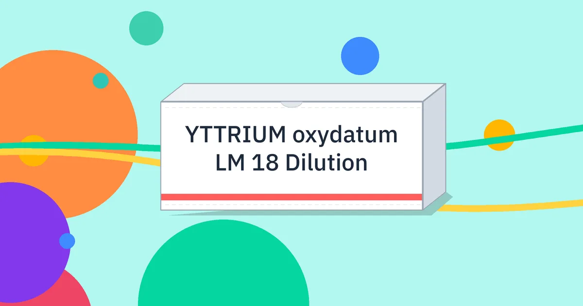 Symbolbild: Packung mit der Aufschrift YTTRIUM oxydatum LM 18 Dilution (PZN 13287954) – Verfügbarkeit und Bezug in Apotheken in Frankfurt am Main