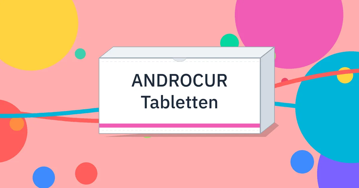 Symbolbild: Packung mit der Aufschrift ANDROCUR Tabletten (PZN 01551015) – Verfügbarkeit und Bezug in Apotheken in Frankfurt am Main