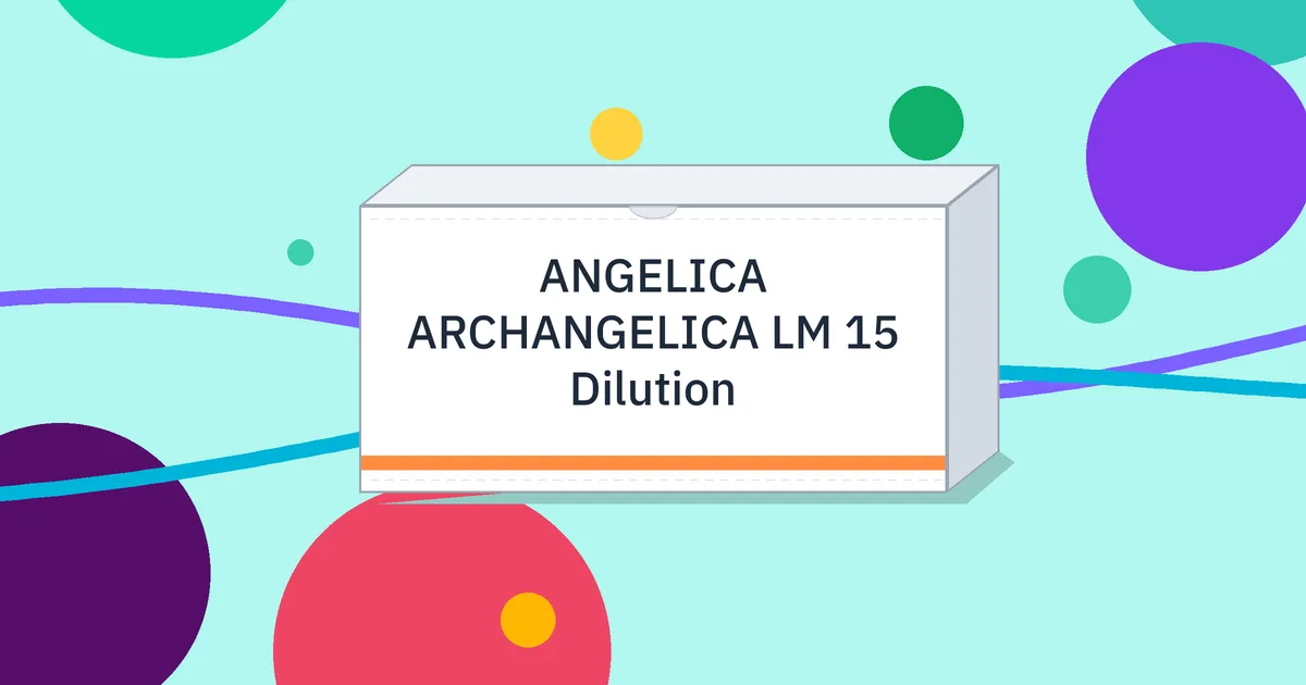 Symbolbild: Packung mit der Aufschrift ANGELICA ARCHANGELICA LM 15 Dilution (PZN 13368026) – Verfügbarkeit und Bezug in Apotheken in Frankfurt am Main