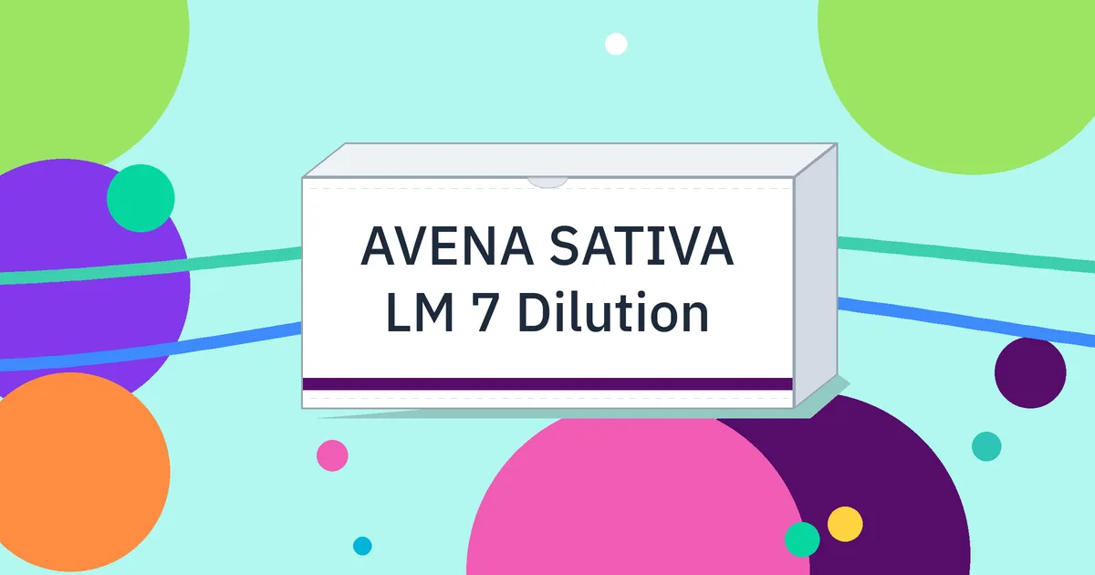 Symbolbild: Packung mit der Aufschrift AVENA SATIVA LM 7 Dilution (PZN 12786684) – Verfügbarkeit und Bezug in Apotheken in Frankfurt am Main