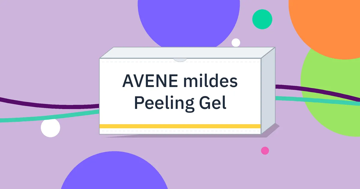 Symbolbild: Packung mit der Aufschrift AVENE mildes Peeling Gel (PZN 12585158) – Verfügbarkeit und Bezug in Apotheken in Frankfurt am Main