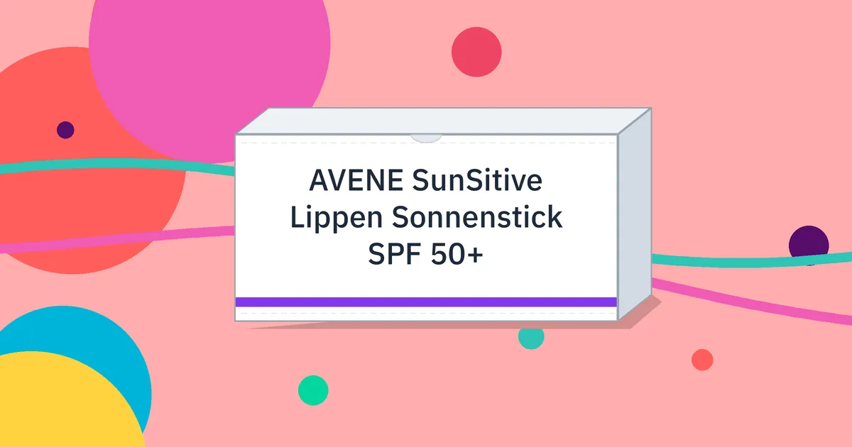 Symbolbild: Packung mit der Aufschrift AVENE SunSitive Lippen Sonnenstick SPF 50+ (PZN 16390374) – Verfügbarkeit und Bezug in Apotheken in Frankfurt am Main