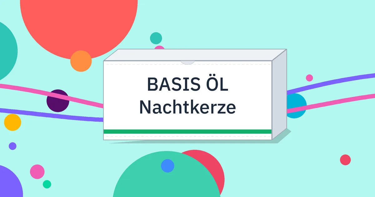 Symbolbild: Packung mit der Aufschrift BASIS ÖL Nachtkerze (PZN 12465879) – Verfügbarkeit und Bezug in Apotheken in Frankfurt am Main