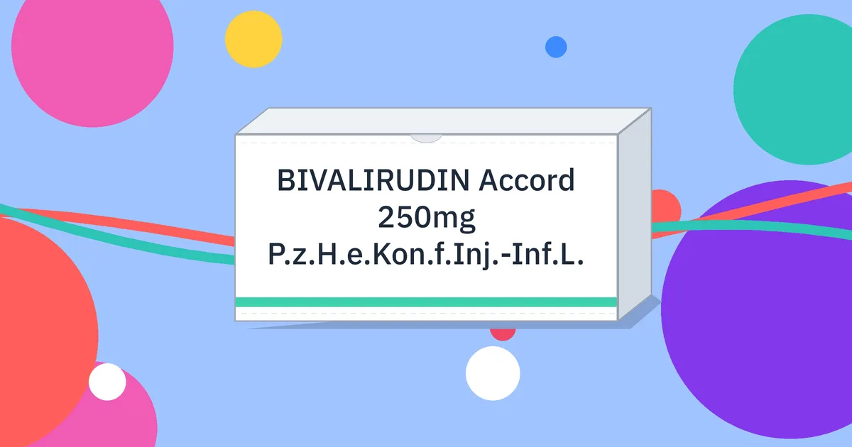 Symbolbild: Packung mit der Aufschrift BIVALIRUDIN Accord 250mg P.z.H.e.Kon.f.Inj.-Inf.L. (PZN 13969205) – Verfügbarkeit und Bezug in Apotheken in Frankfurt am Main