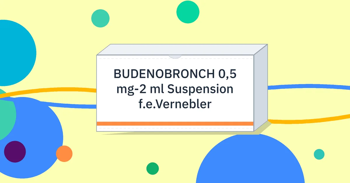 Symbolbild: Packung mit der Aufschrift BUDENOBRONCH 0,5 mg-2 ml Suspension f.e.Vernebler (PZN 03537396) – Verfügbarkeit und Bezug in Apotheken in Frankfurt am Main