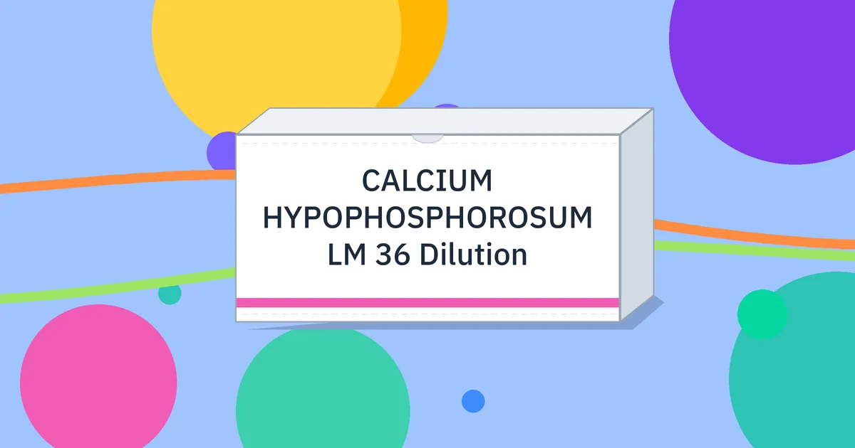 Symbolbild: Packung mit der Aufschrift CALCIUM HYPOPHOSPHOROSUM LM 36 Dilution (PZN 13409021) – Verfügbarkeit und Bezug in Apotheken in Frankfurt am Main
