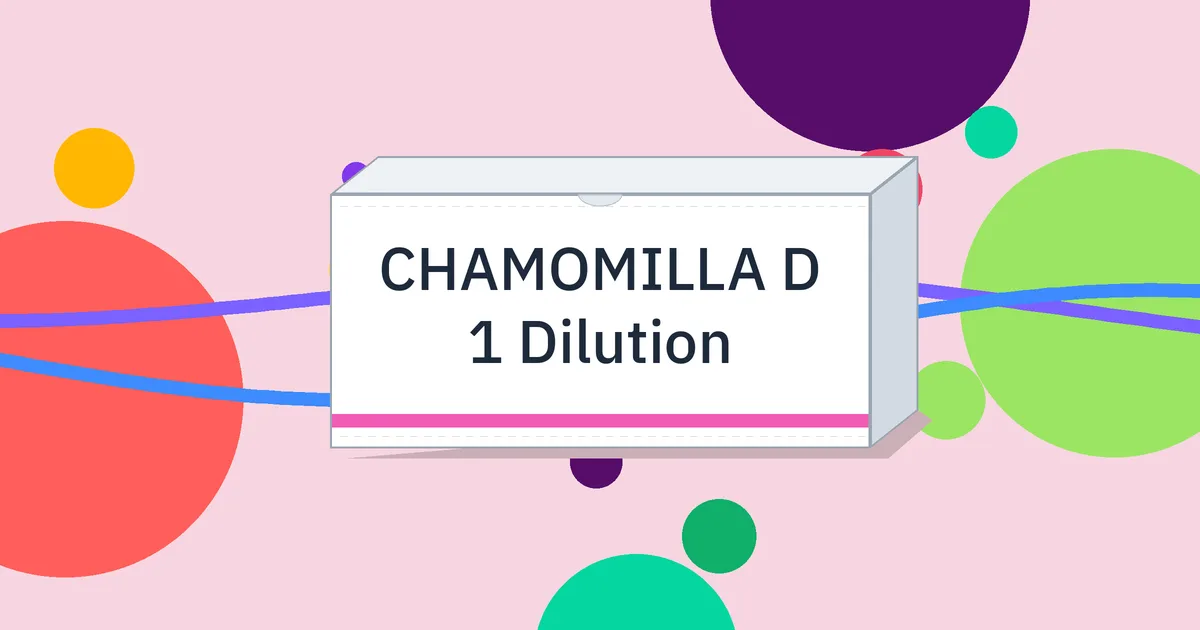 Symbolbild: Packung mit der Aufschrift CHAMOMILLA D 1 Dilution (PZN 02610487) – Verfügbarkeit und Bezug in Apotheken in Frankfurt am Main