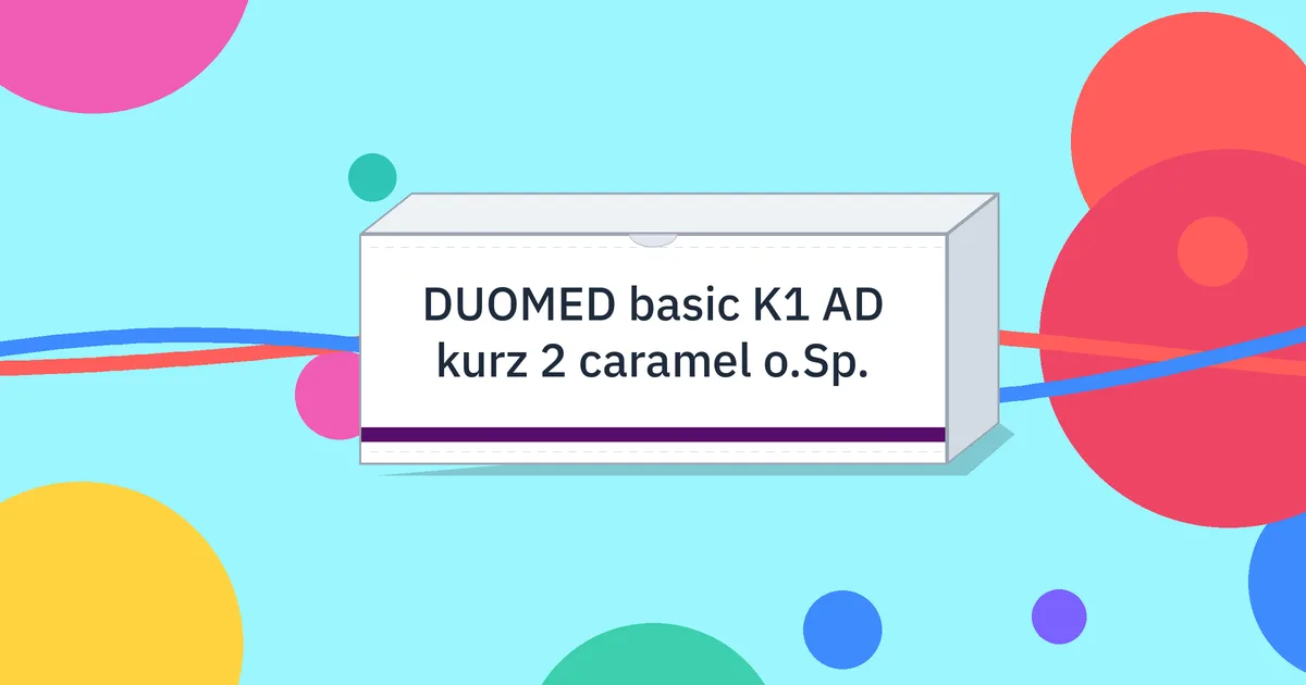 Symbolbild: Packung mit der Aufschrift DUOMED basic K1 AD kurz 2 caramel o.Sp. (PZN 20903885) – Verfügbarkeit und Bezug in Apotheken in Frankfurt am Main