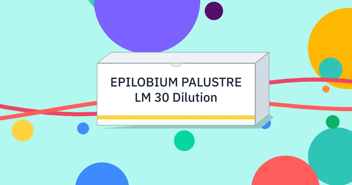 Symbolbild: Packung mit der Aufschrift EPILOBIUM PALUSTRE LM 30 Dilution (PZN 13472315) – Verfügbarkeit und Bezug in Apotheken in Frankfurt am Main