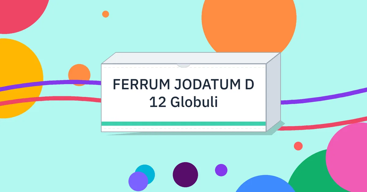 Symbolbild: Packung mit der Aufschrift FERRUM JODATUM D 12 Globuli (PZN 04217104) – Verfügbarkeit und Bezug in Apotheken in Frankfurt am Main