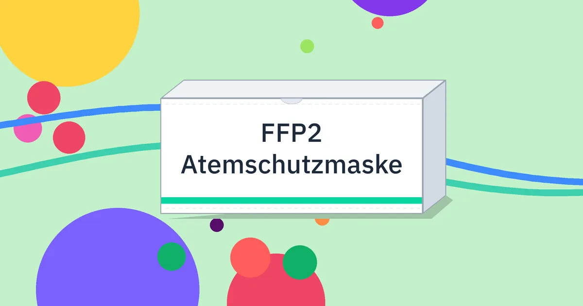 Symbolbild: Packung mit der Aufschrift FFP2 Atemschutzmaske (PZN 17903539) – Verfügbarkeit und Bezug in Apotheken in Frankfurt am Main